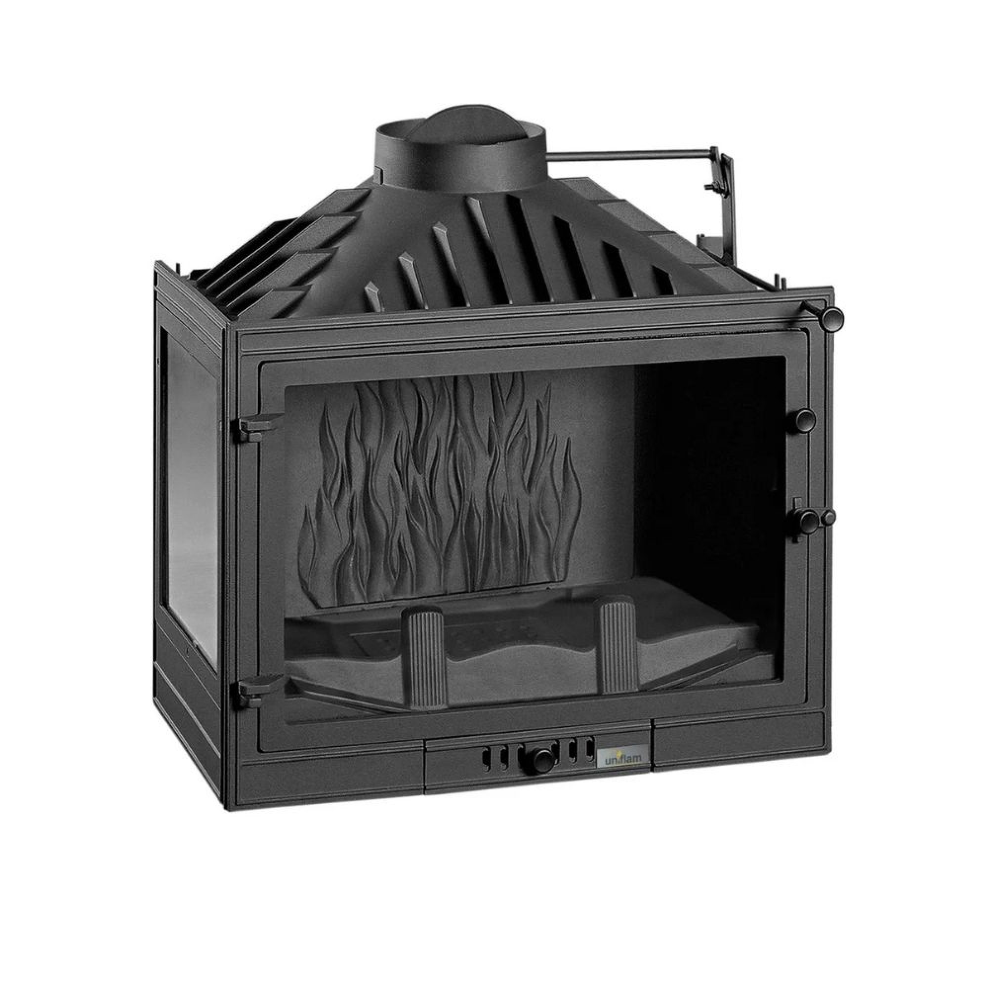 ᐉ Chimenea de leña UNIFLAM 700 SELENIC ECO con compuerta, 10kW – Los ...